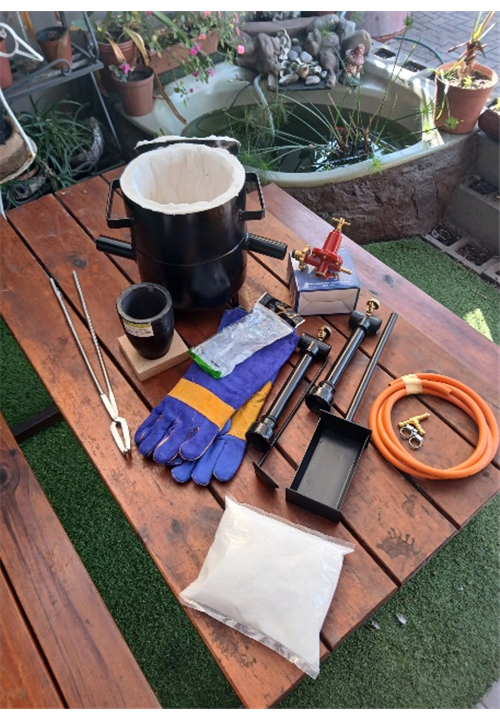 4kg Furnace Kit with Double Burner | BACKYARD FOUNDRY